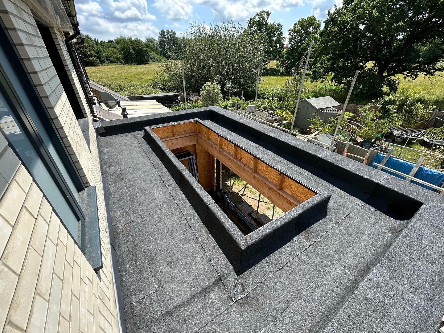 Redhill flat roof design - BT Roofing Services Limited